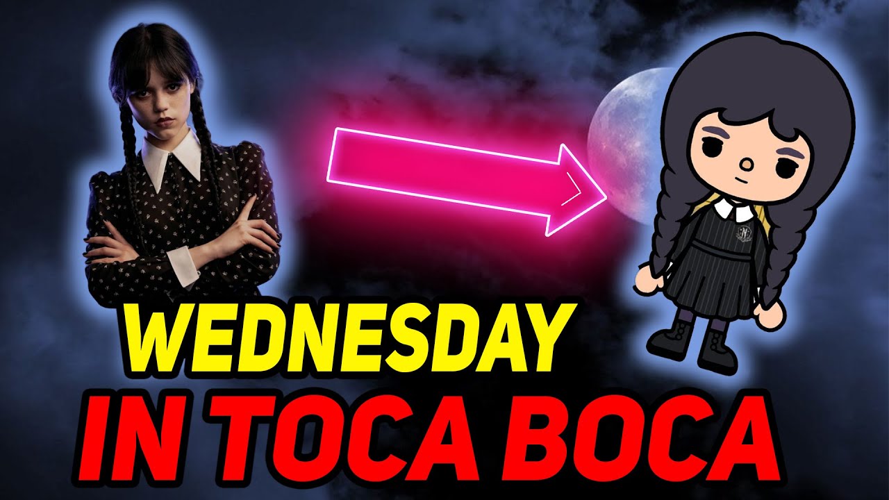 How to make Wednesday Addams in Toca Life World Tutorial ️ - YouTube