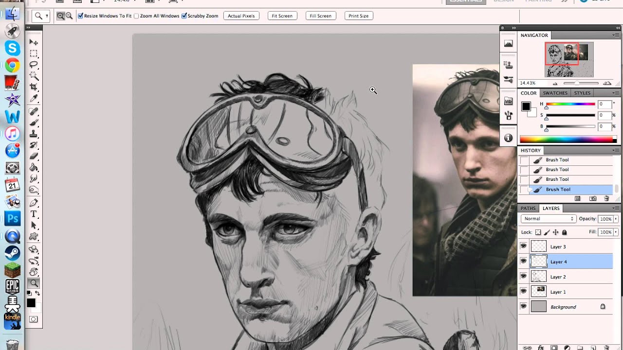 Speeddrawing 10k from Z Nation - YouTube