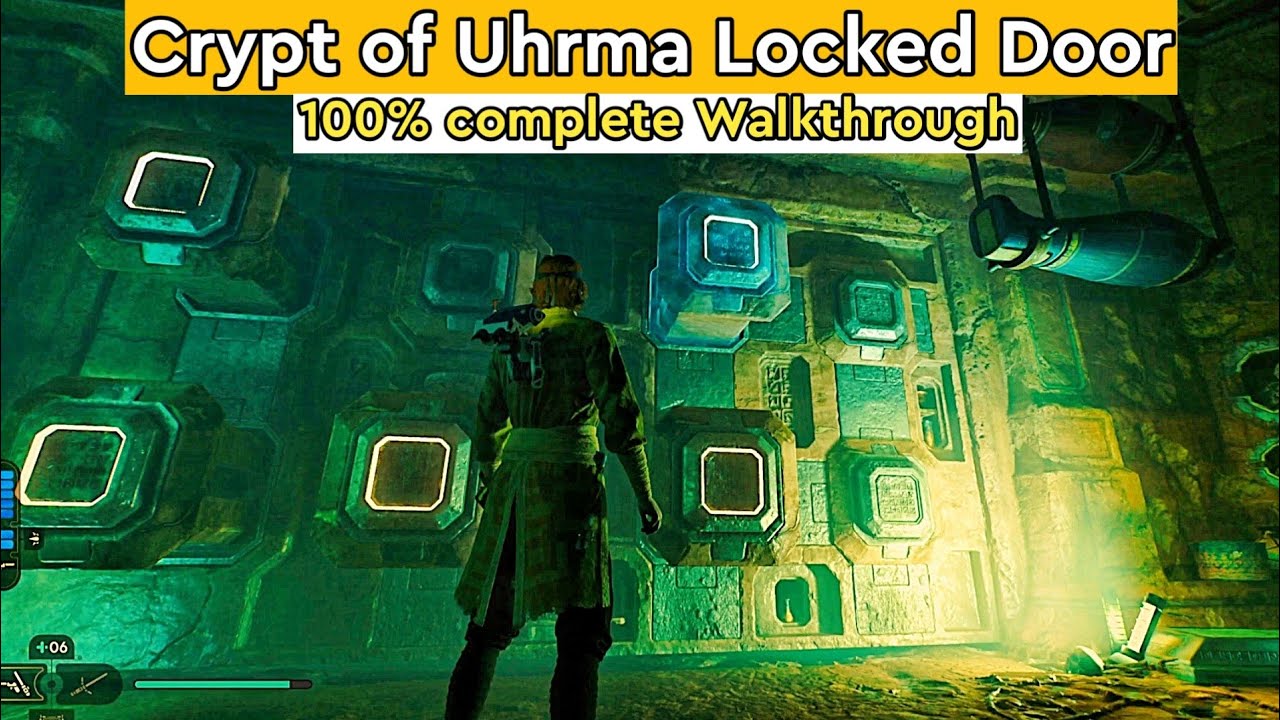 How to Solve Crypt of Uhrma Puzzle in Star Wars Jedi: Survivor - YouTube