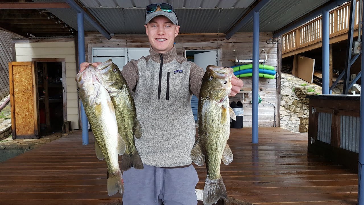 Catching BIG Bass in RUNNING WATER!(After Storm) - YouTube