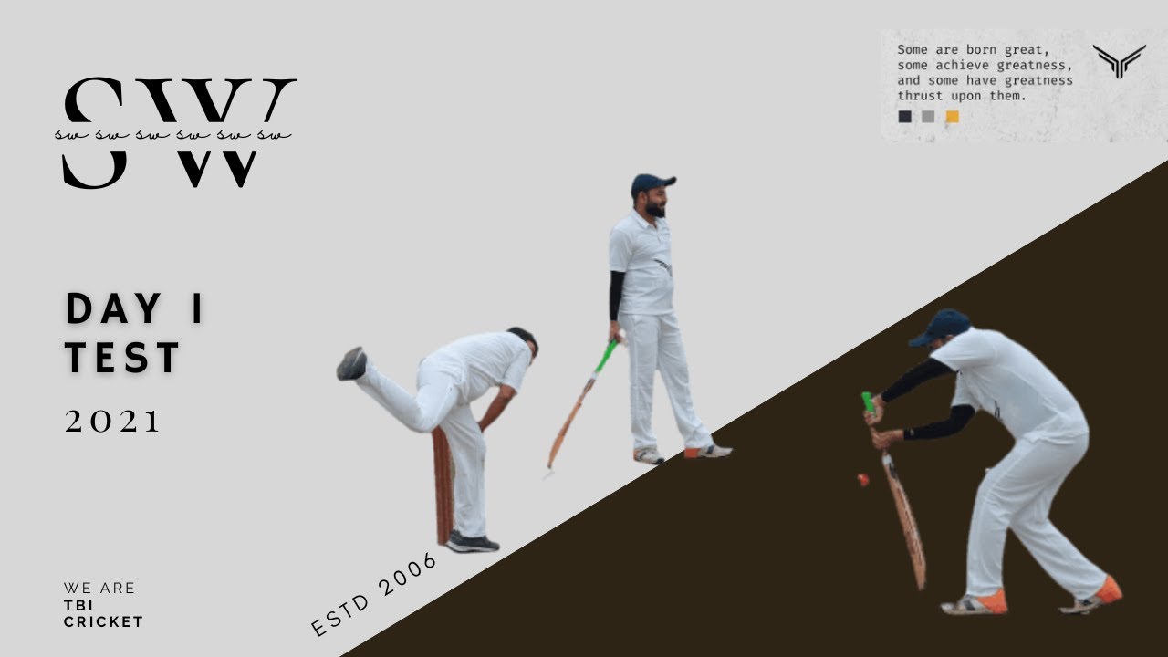 Day 1 | Test Match [Full Video] | SW 2021 [HD] - YouTube