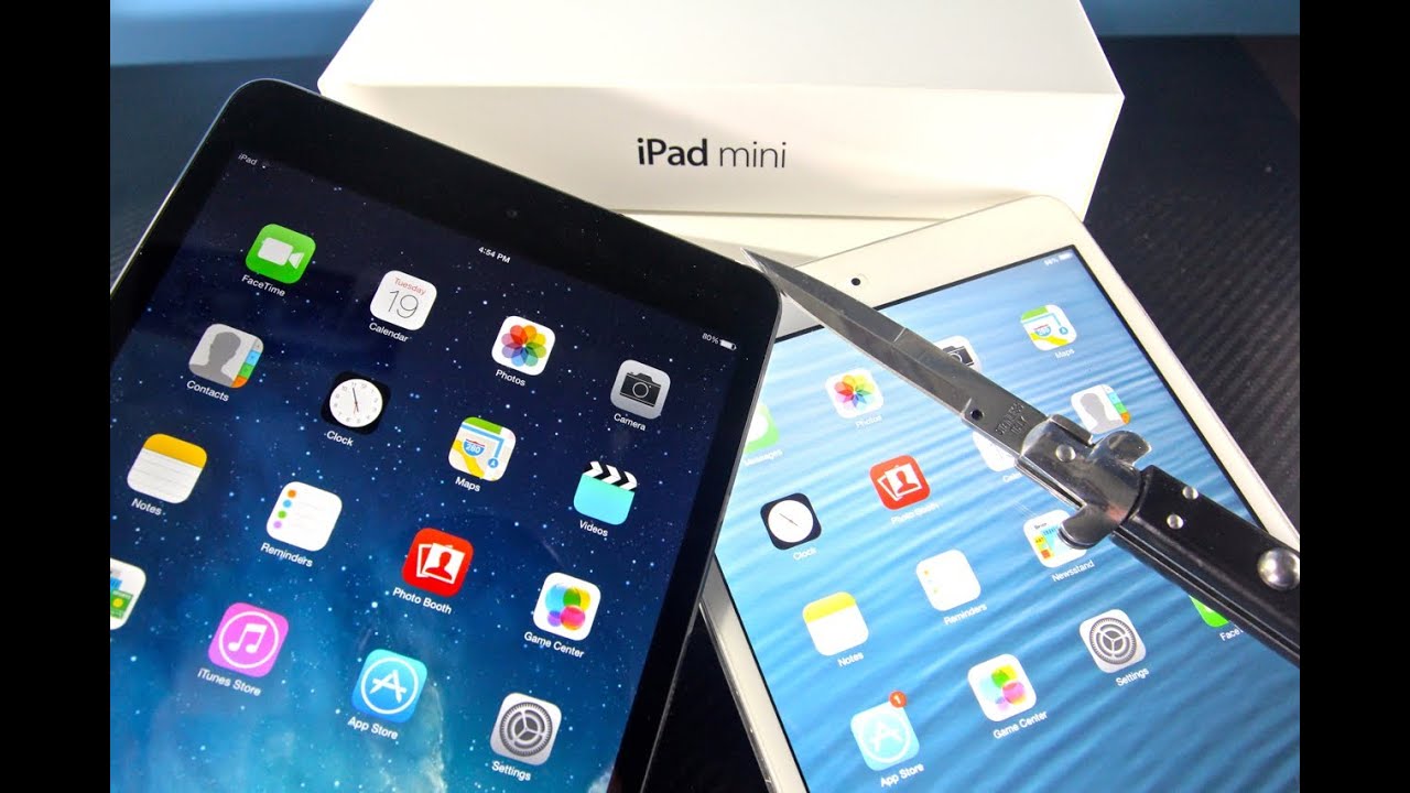 iPad Mini 2 Retina First Unboxing & Quick Overview & Mini 1 Comparison ...