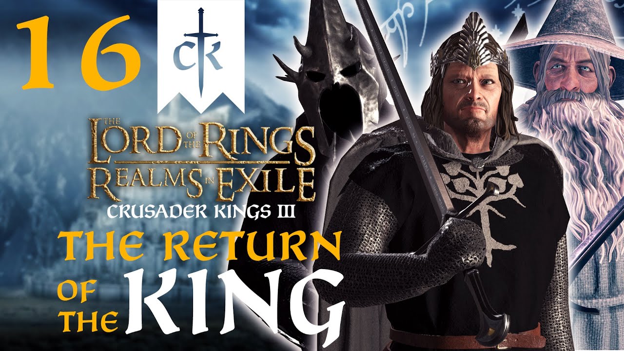 DESTROYING THE SHADOW OF ANGMAR! Crusader Kings 3 - Realms In Exile Mod ...