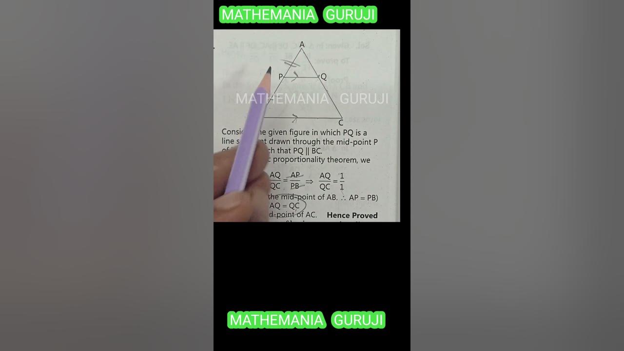 Using basic proportionality theorem, prove that a line drawn through the bisects the third side ...