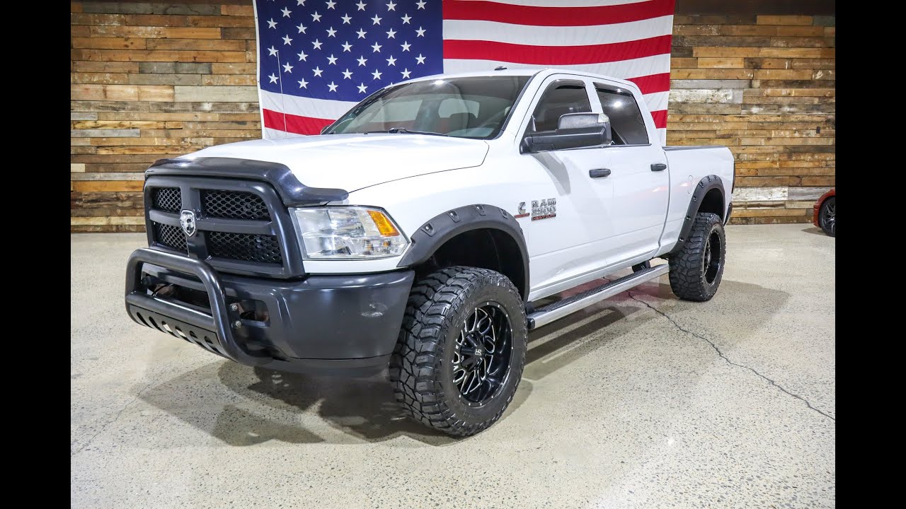 2013 Ram 2500 Crew Cab 4x4 Leveled with PURE GRIT Wheels! - YouTube
