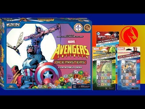 Dice Masters: Avengers Infinity Unboxing - YouTube