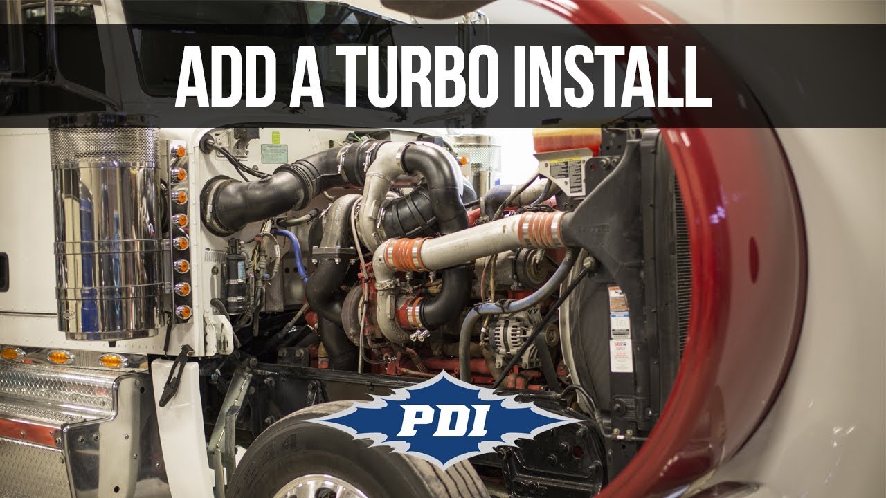 How to Install: PDI Add A Turbo Kit - Cummins ISX-15 - YouTube