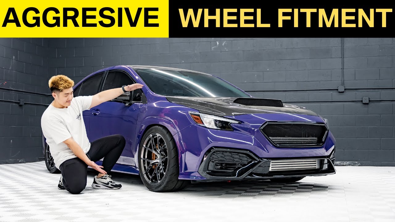 World's Most Aggressive Wheel Setup | 2022+ Subaru WRX - YouTube