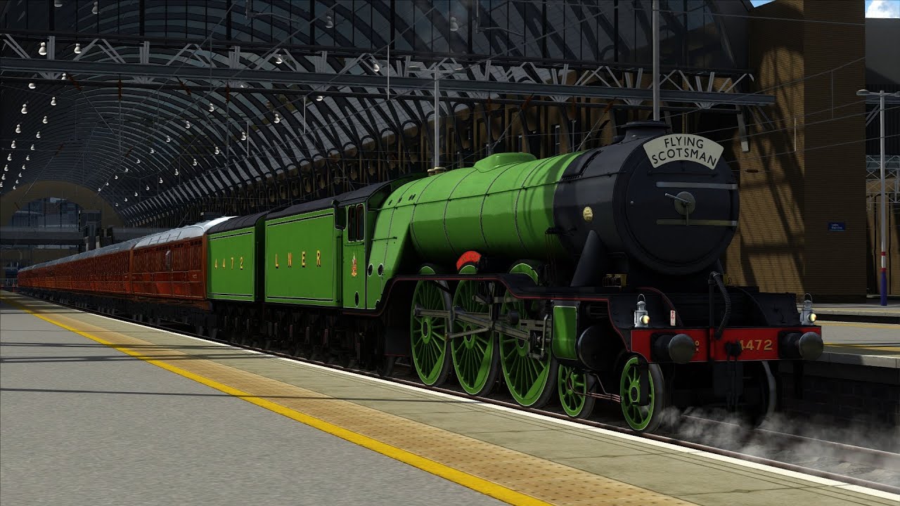 London to Edinburgh featuring the Caledonia Works LNER A3 - YouTube