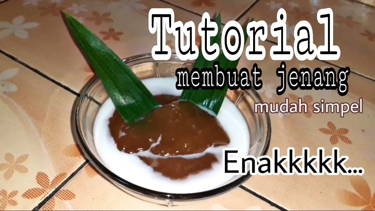 TUTORIAL JENANG GARUT - YouTube