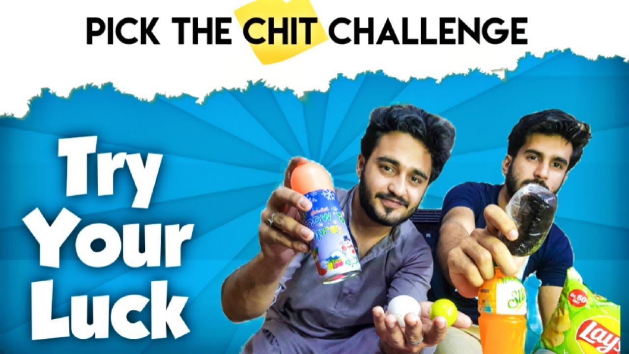 Try your luck challenge ft. Pick the chit 😂| Challenge Video | I Syed ...