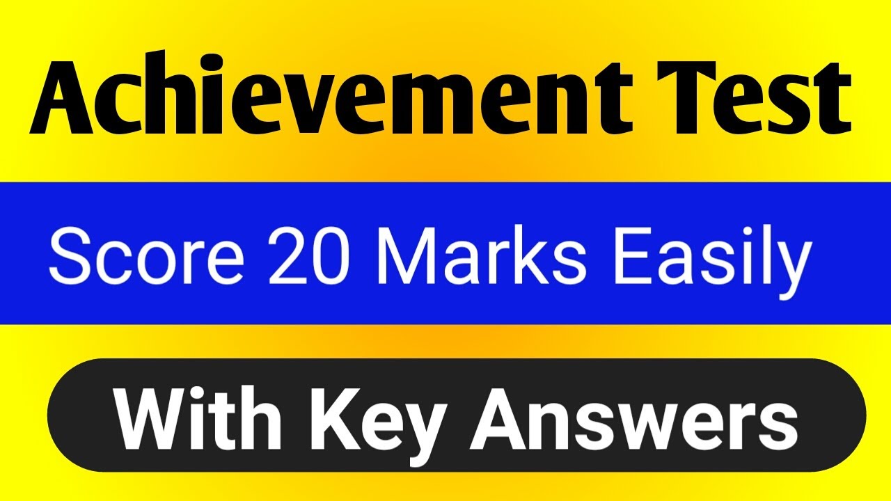 Achievement Test YouTube achievement-test-youtube