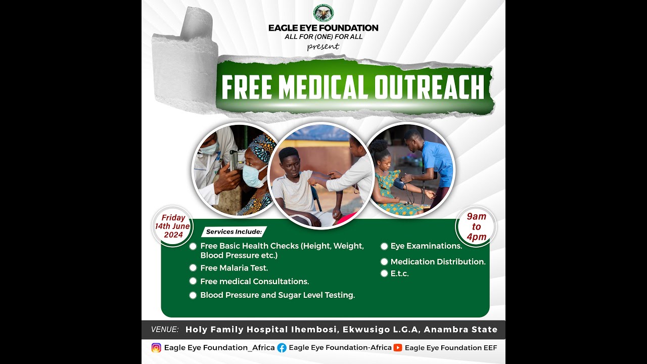 Eagle Eye Foundation Africa Free Medical Outreach Highlights - YouTube