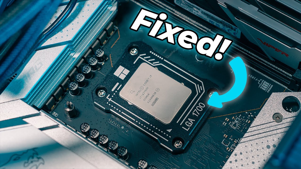 13th Gen CPU Cooling Why YOU Need a Contact Frame! - YouTube