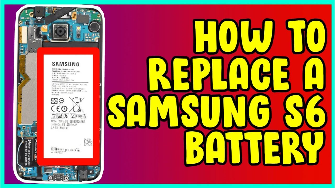 Samsung S6 Active Battery Replacement. Step by step. DIY - YouTube