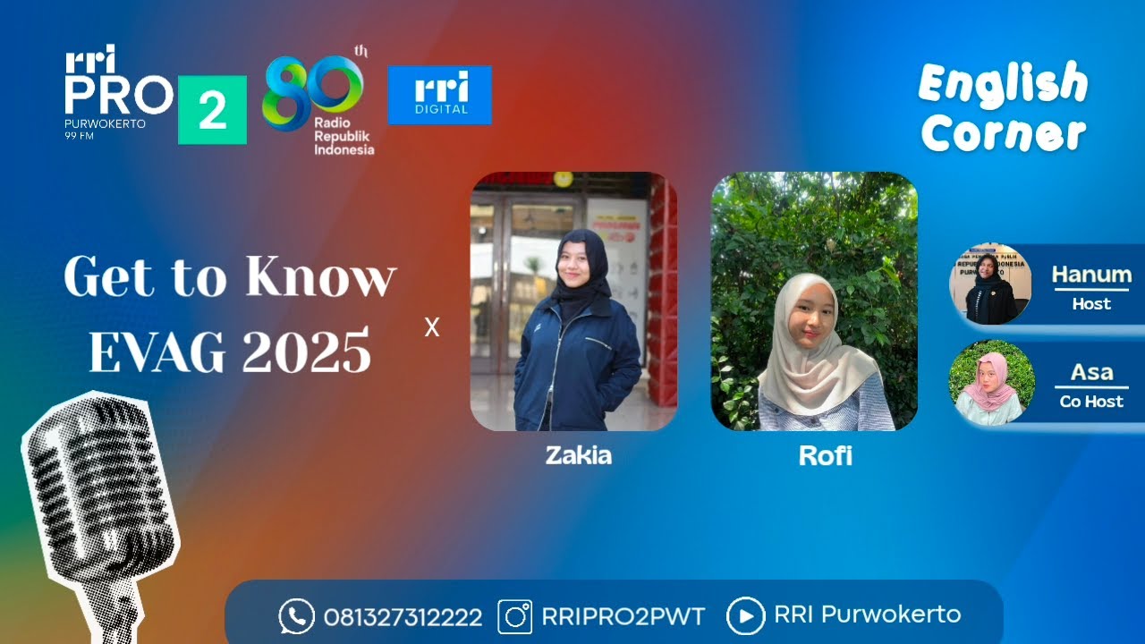 GET TO KNOW EVAG 2025 (EFEC ON AIR) | ENGLISH CORNER - YouTube