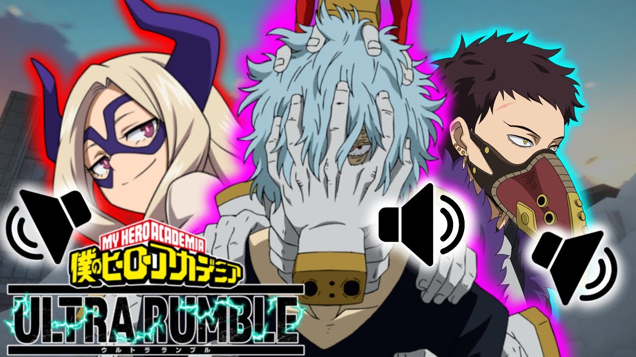 BEST VOICE ACTING IN MY HERO ULTRA RUMBLE PT. 2 - YouTube
