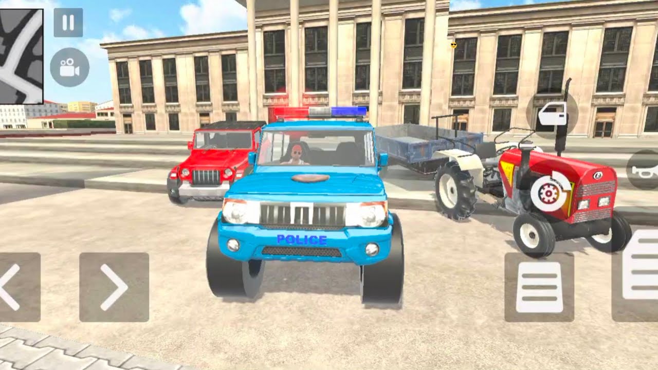 Ultimate New Cyan Police Car Driver Indian Theft Auto Simulator 2025 ...