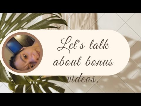 Bonus videos introduction. - YouTube
