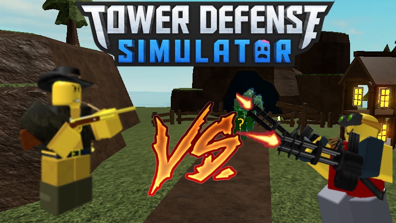 Golden Cowboy vs Golden Minigunner | Tower Defense Simulator | ROBLOX ...