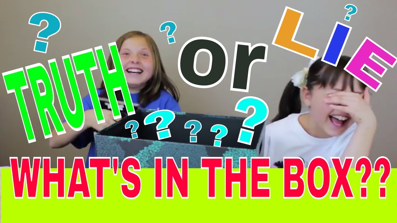 BOX OF LIES OR TRUTH?? What is in the box?? ~ 2 To Grow - YouTube