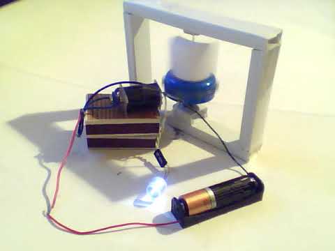 1.5V Reed Switch Motor as Levitating Cube with 6 magnets rotor - YouTube