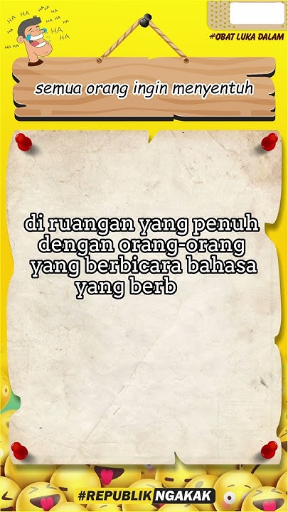SEMUA OARANG INGIN MENYENTUH | CERITA LUCU REPUBLIK NGAKAK | - YouTube