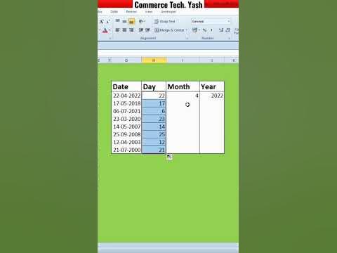 #exceltutor #exceltricks #exceltips #excel #exceltutorial #excelformula #yash - YouTube
