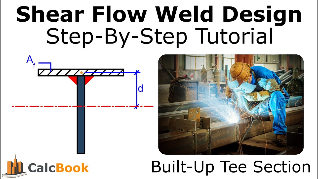 Shear Flow Weld Design (Tee Section) (AISC 360) - YouTube