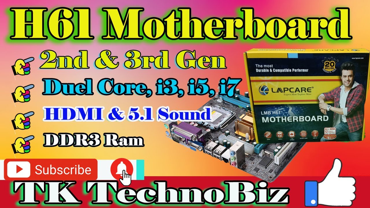 H61 Motherboard | 2nd and 3rd Generation Chip-set | LGA 1155 processor ...