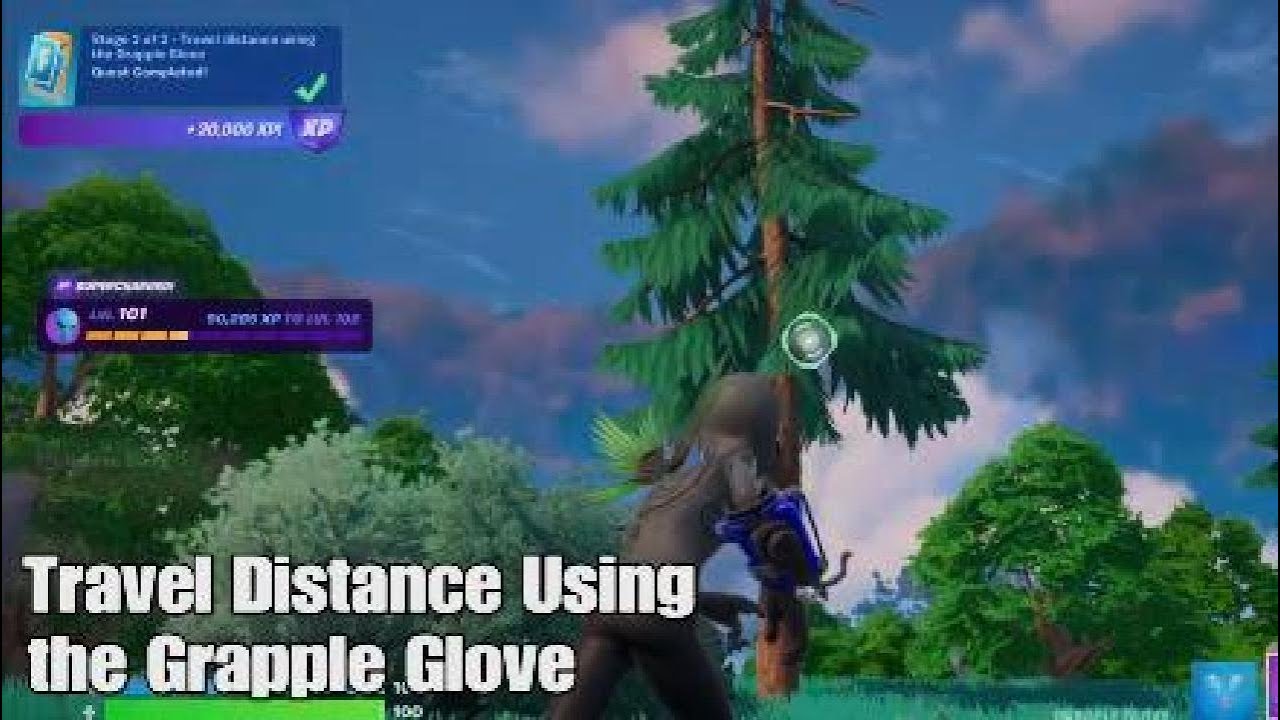 Travel Distance Using the Grapple Glove - Stage 2 of 2 - Fortnite ...
