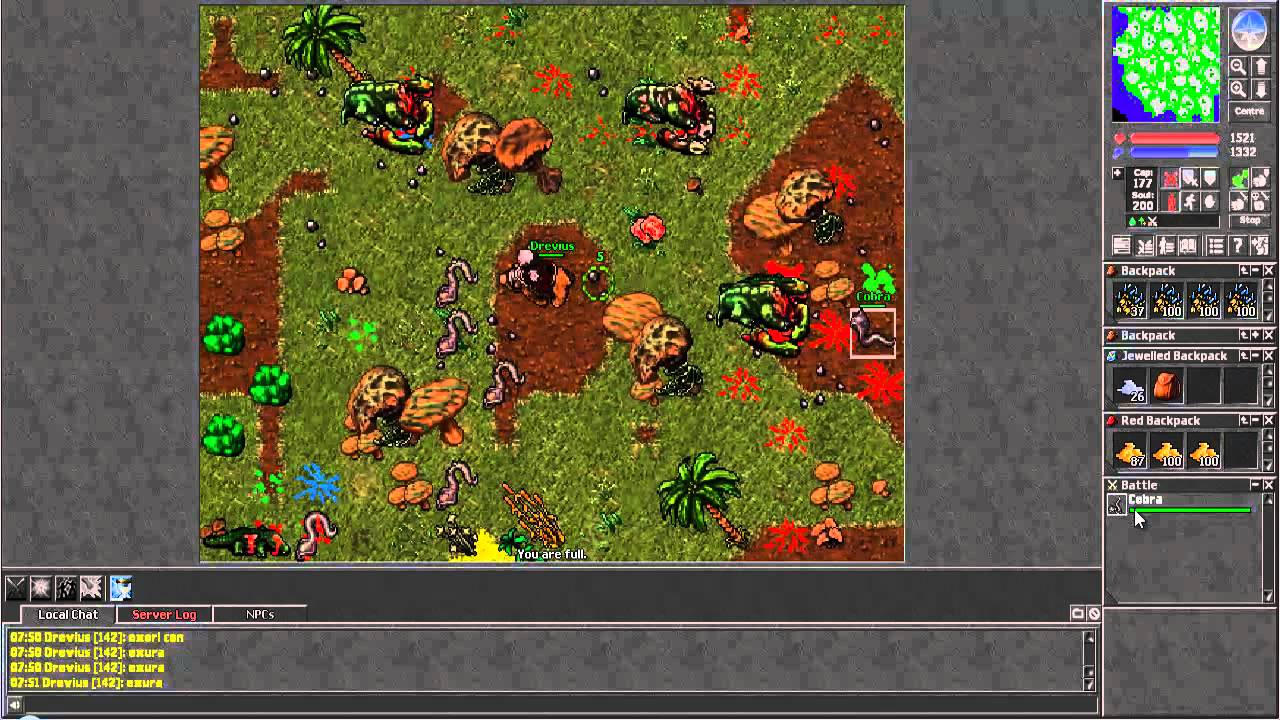 Tibia (The Life of Drevius #1) - Hydra Island! (Rusty Paladin Gameplay ...