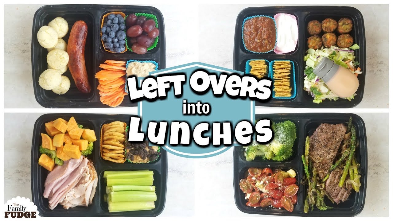 EASY Lunch Ideas 🍎 Leftovers Into Lunches - YouTube