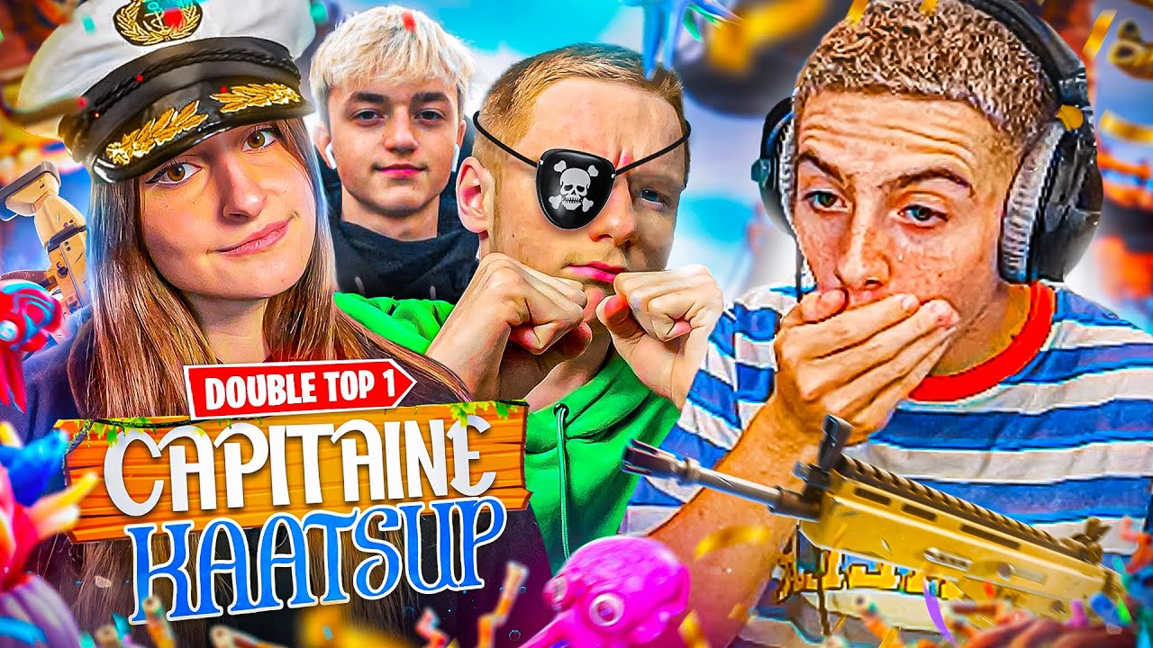 KAATSUP DEVIENT CAPITAINE DE NOTRE INCROYABLE SQUAD sur Fortnite ! (on ...