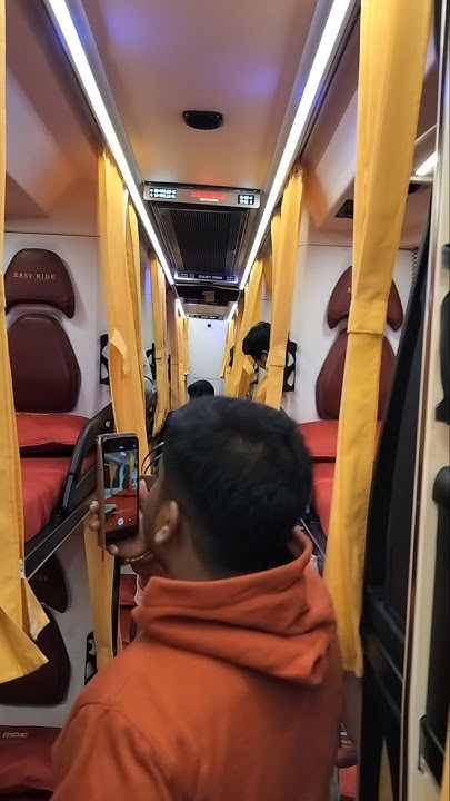 Siliguri to Kolkata volvo sleeper bus Easy Ride Bus 😍 #short #shorts #viral - YouTube