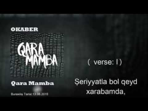 Okaber-qara mamba lyrics