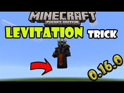 LEVITATION TRICK | Minecraft PE 0.16.0 - YouTube