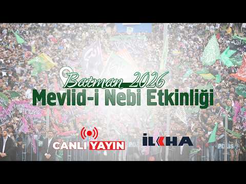 Mevlid-i Nebi Etkinliği - Batman - 2026 | #canlı  #live