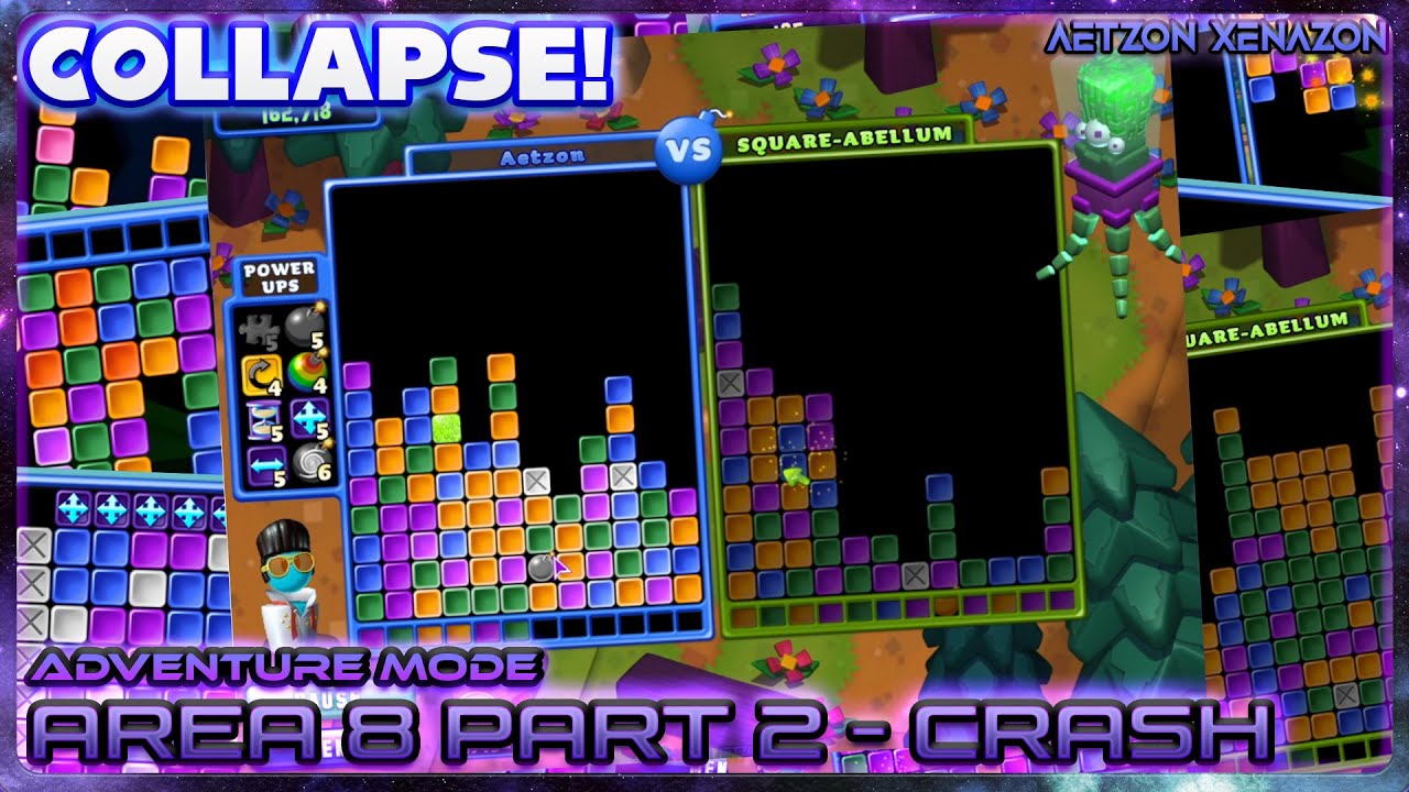 COLLAPSE! [2009 PC] | Adventure Mode / Area 8 ( 2/2 ) - Crash / Vs The ...