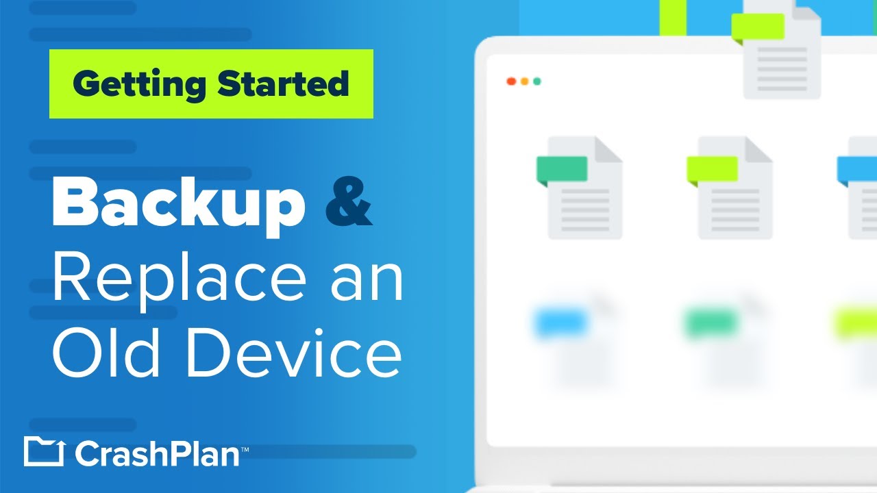 How to Backup & Replace an Old Device with CrashPlan - YouTube