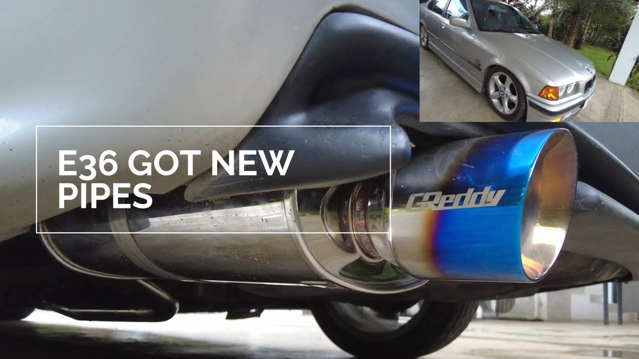 E36 Stainless Exhaust: Resonator and Muffler - YouTube