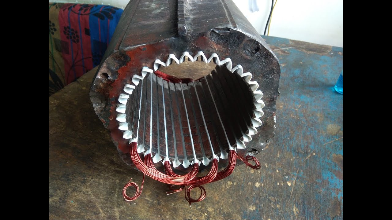 10 KVA Alternator Winding | Live | Meraj engineer Meraj Engineer - YouTube
