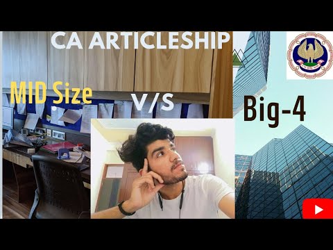 Big4 v/s Mid size firm..Which one is better for Articleship💯#cafinalist ...