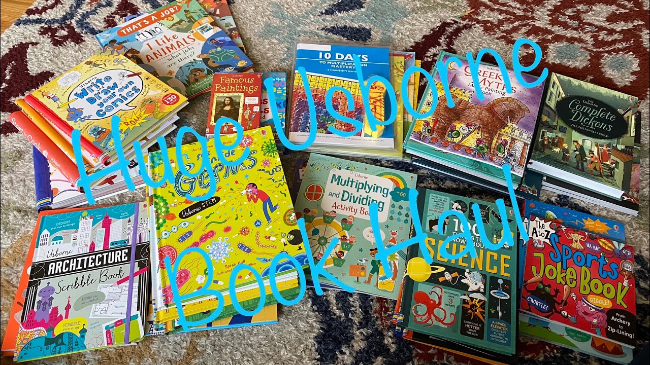 Huge Usborne Book Haul - YouTube