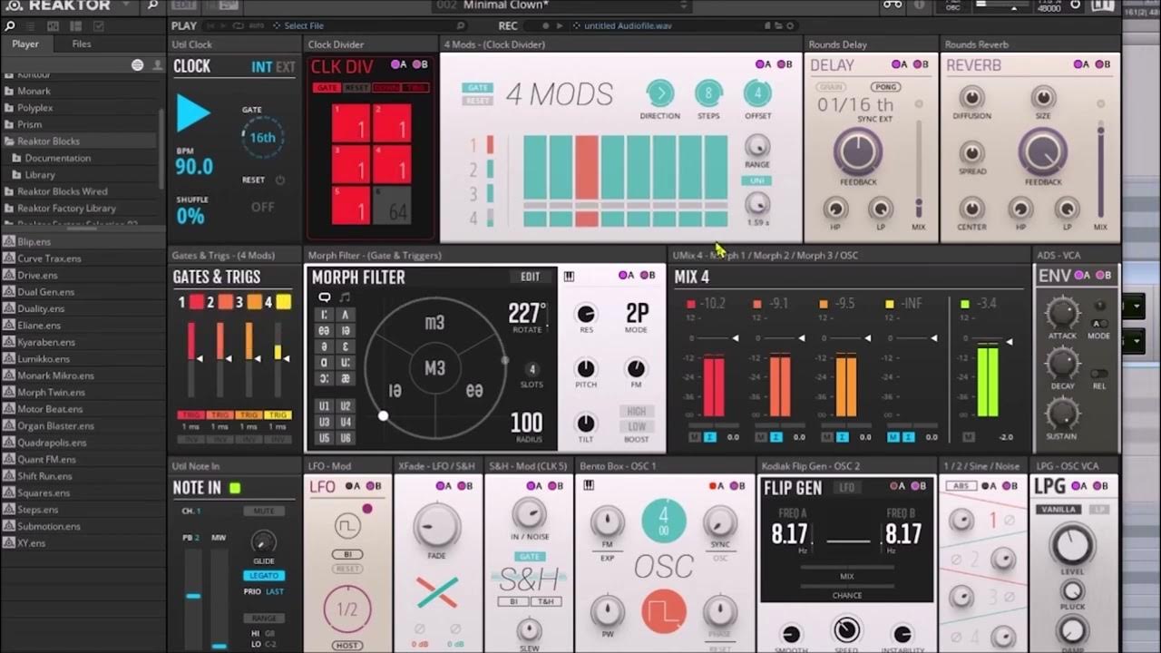 REAKTOR BLOCKS - GATEWAY TO EURORACK SYNTH! - YouTube