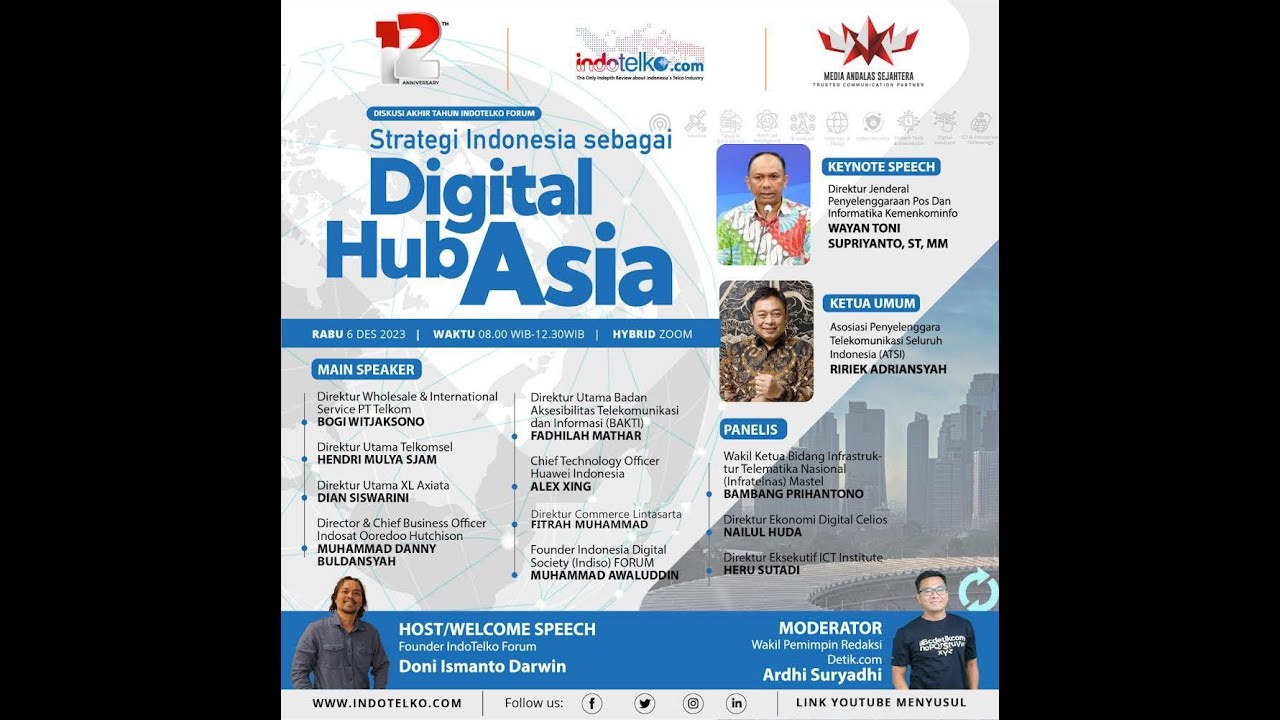 Menuju Indonesia Sebagai Digital Hub Asia - YouTube