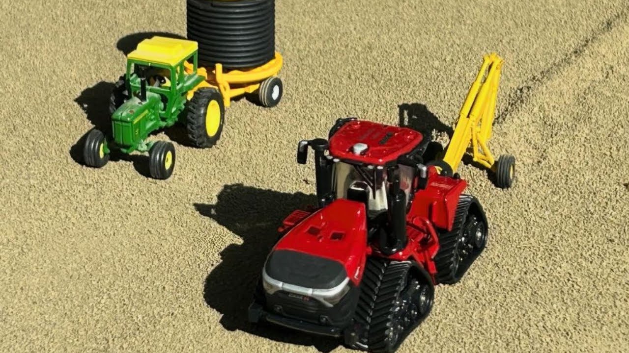 Big Tractor Farm Display at the 2024 Lafayette Farm Toy Show - YouTube