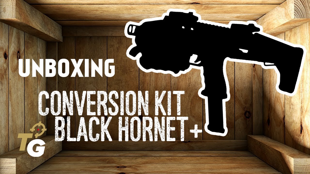 APS SMG Conversion KIT Black Hornet Plus - Airsoft Replica Unboxing ...