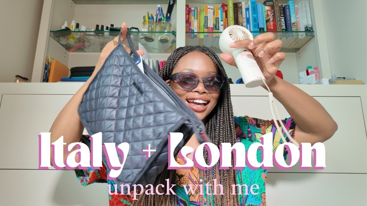 unpack with me: italy + london edition (what I regret bringing & what ...