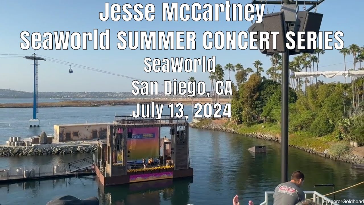 Jesse McCartney - SeaWorld SUMMER CONCERT SERIES - SeaWorld - San Diego ...